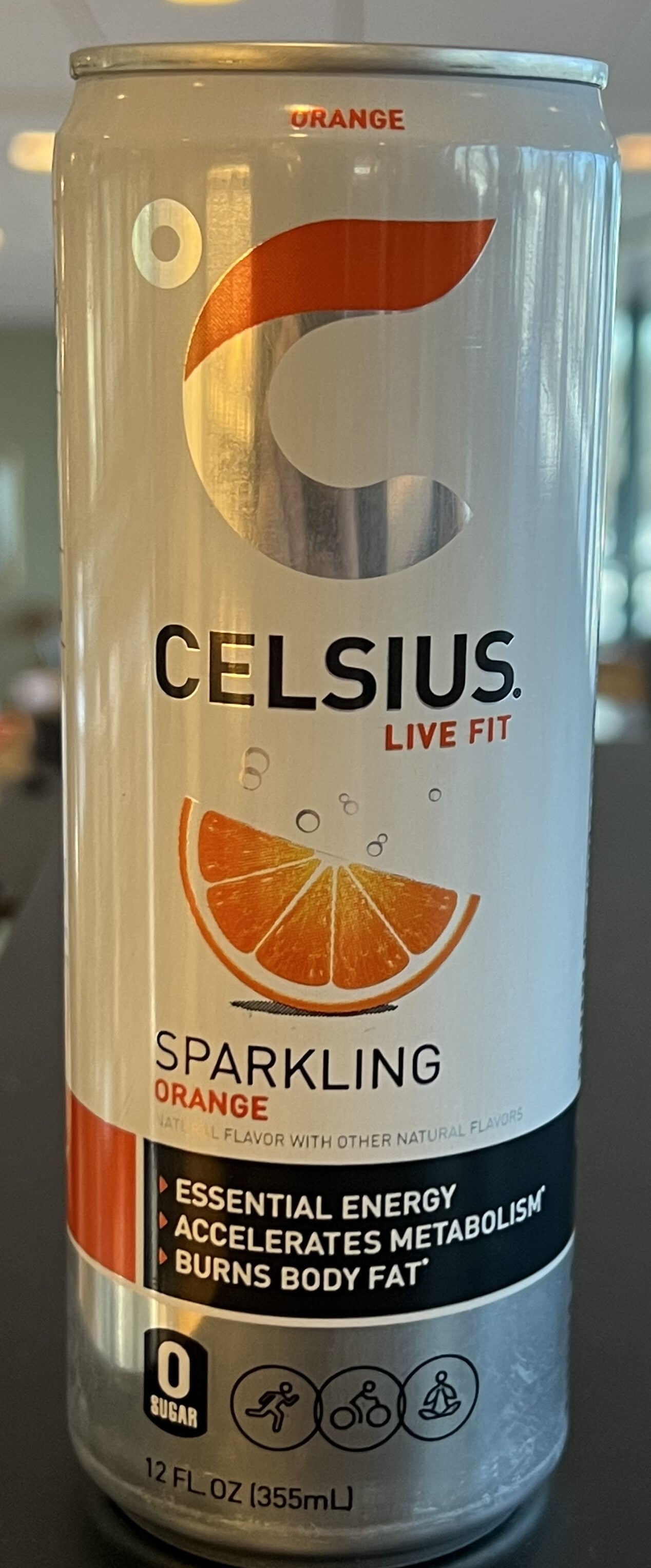 Celsius Orange Energy Drink | Park St. Bistro